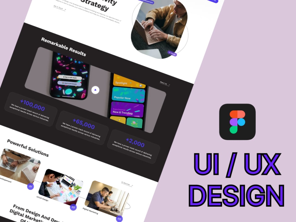 A modern, clean, unique and high quality website design | Upwork