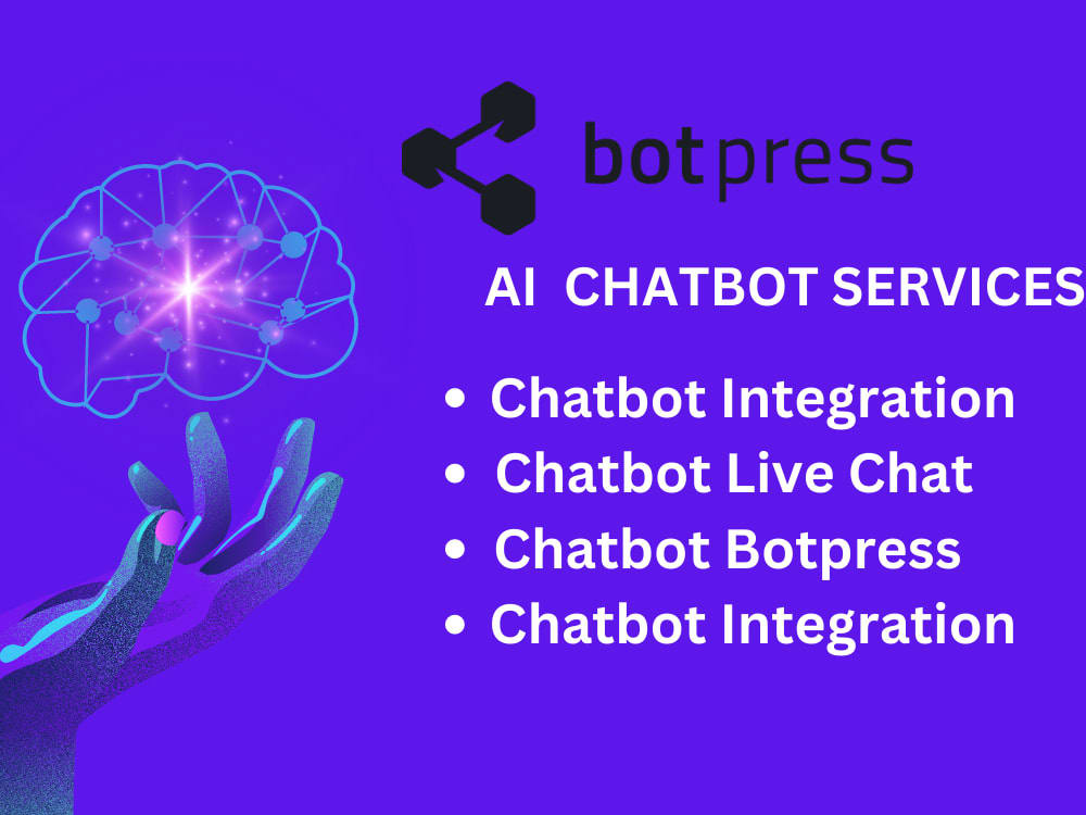 A botpress custom ai chatbot, chatbot botpress and chatbot by botpress | Upwork
