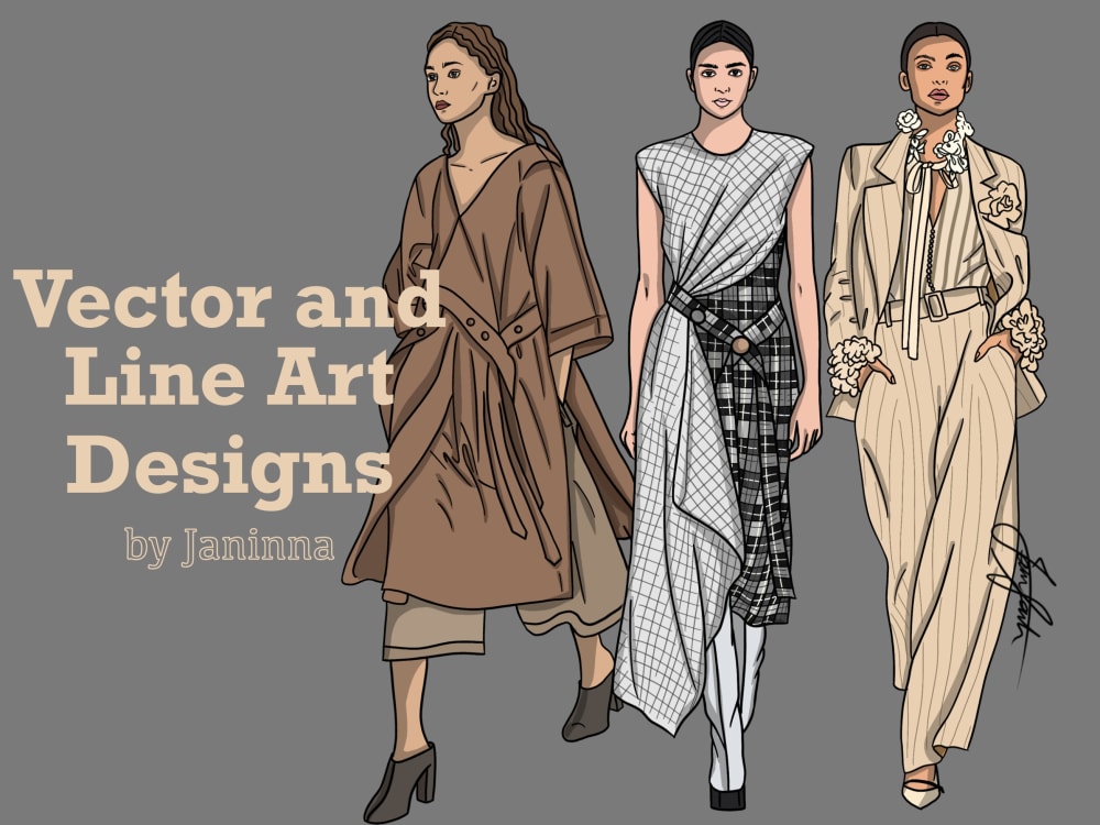 Vector or Line Art Graphic Design Illustration (Fully Rendered) | Upwork