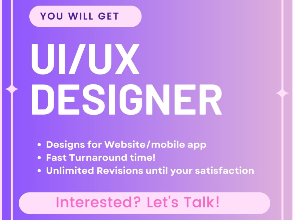 Responsive UI/UX website/mobile app design | Upwork