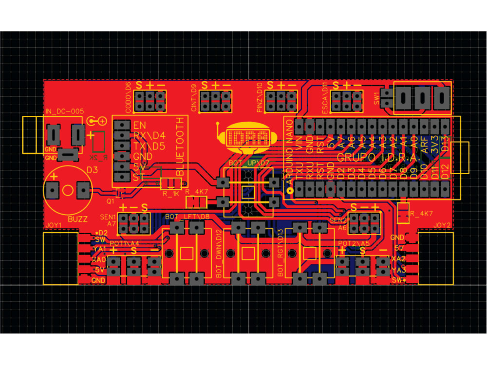 Professional Robotic Project With Arduino Esp32 Nodemcu Pcb 3d 1595