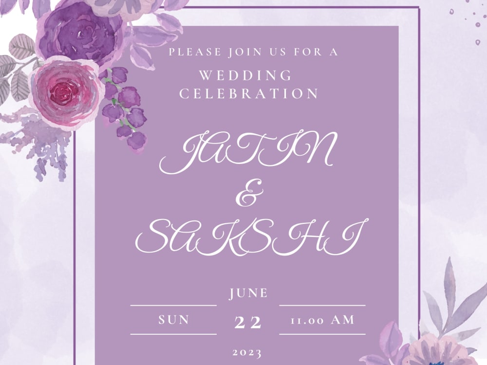 Custom Birthday And Invitation Card Design | Upwork