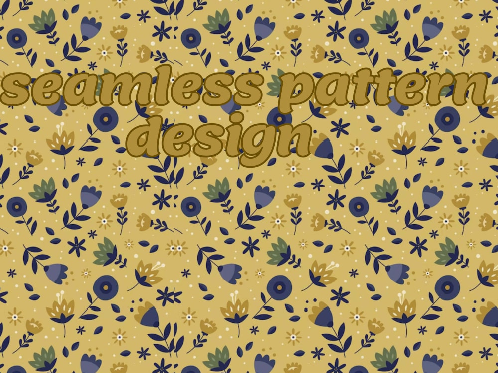 A unique bespoke seamless textile, fabric pattern designs for print ...