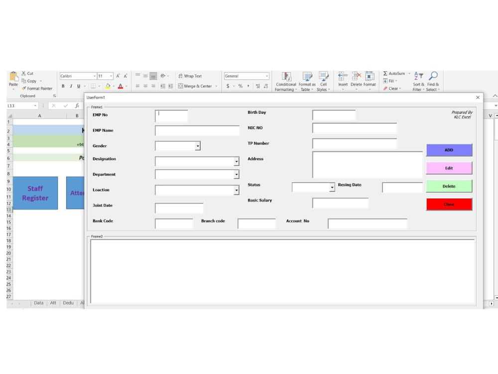 Salary and wages calculation by using excel vba and macro | Upwork