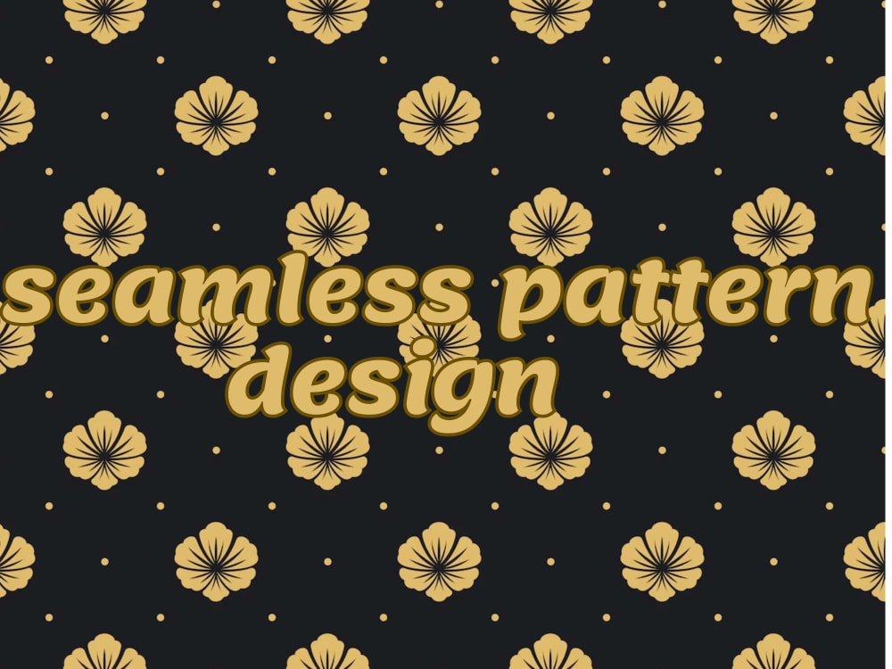 A unique bespoke seamless textile, fabric pattern designs for print ...