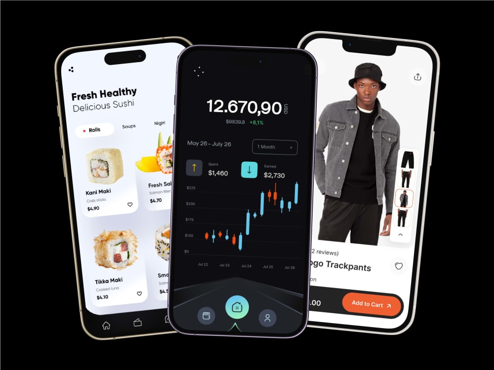 Custom Mobile App UI design concept for your Brand | Upwork