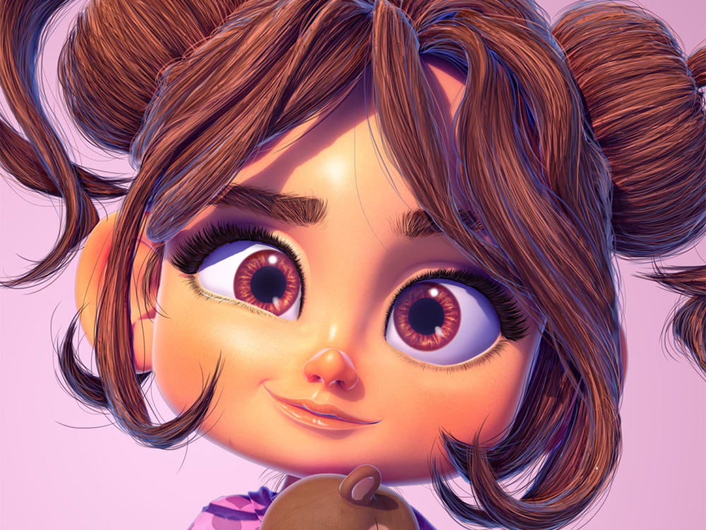 A beautiful 3d kids modeling, animation + cartoon animation | Upwork