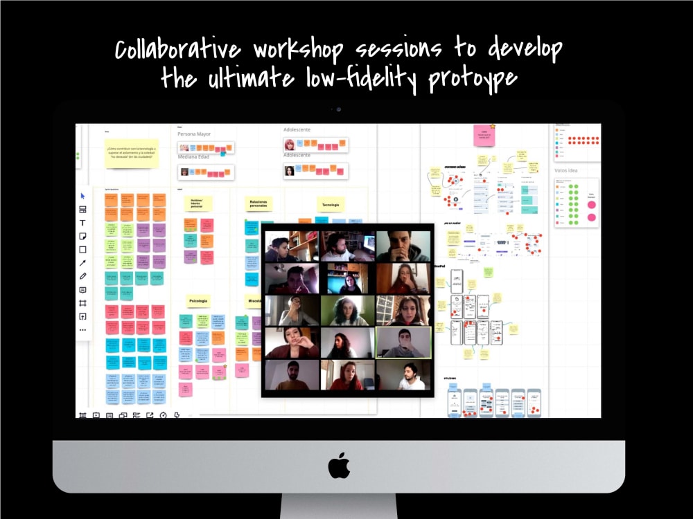 A design sprint and low-fidelity mobile app prototype with user ...