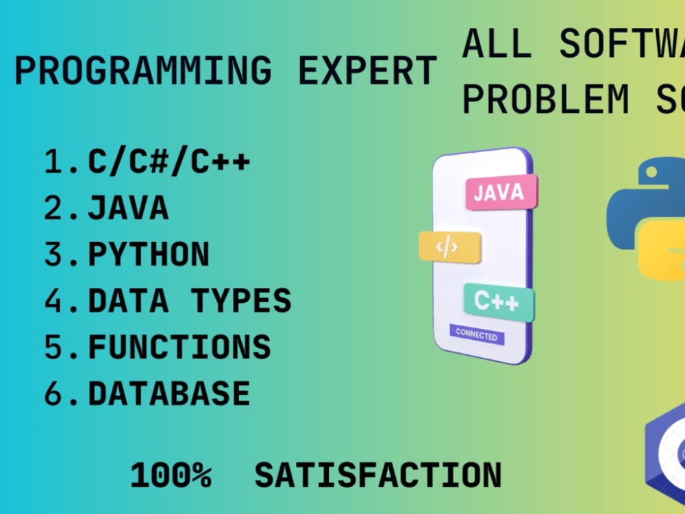 Python Java C Cpp Programmer For Code Development Projects And Tasks Upwork