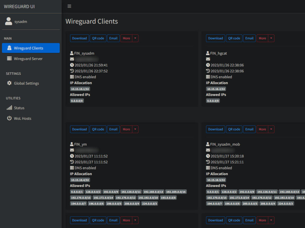WireGuard VPN server, Web GUI | Upwork