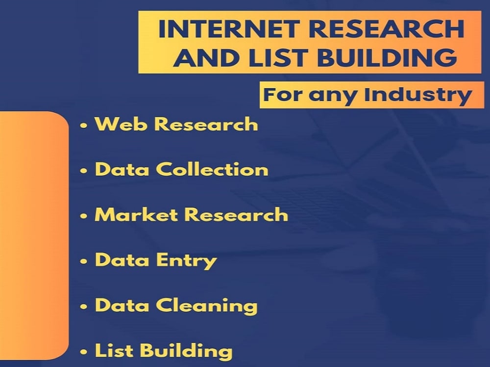 Comprehensive Web Research Accurate Data Collection And List Building Upwork