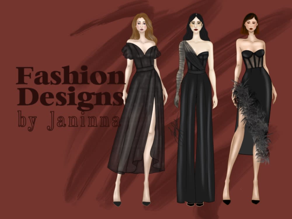 Unique Couture Eveningwear Fashion Designs | Upwork