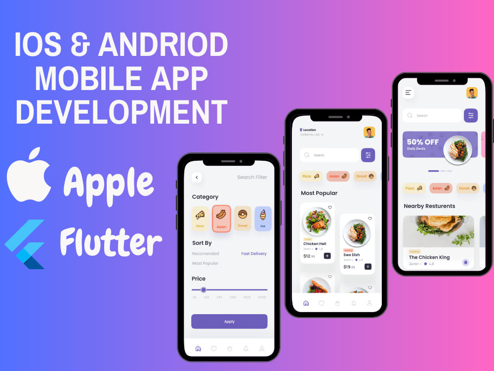 Flutter Mobile App Developer for Android & iOS app Development | Upwork