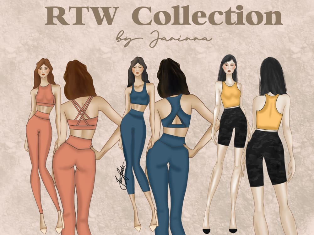 Full RTW COLLECTION designs with multiple colors and fabrics | Upwork