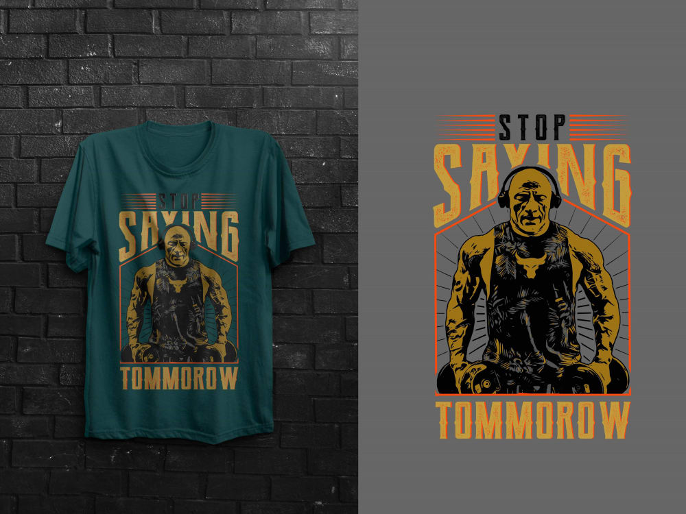 Graphic T-shirt designs for Unique and Eye-Catching Print Designs | Upwork