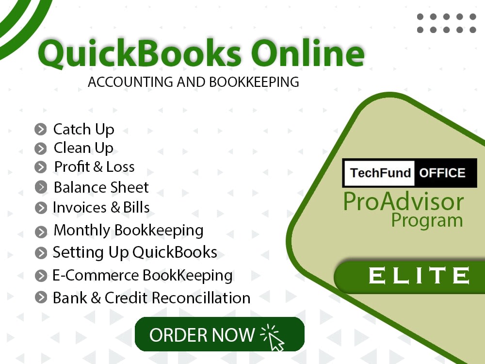 Accounting and Bookkeeping using QuickBooks online | Upwork