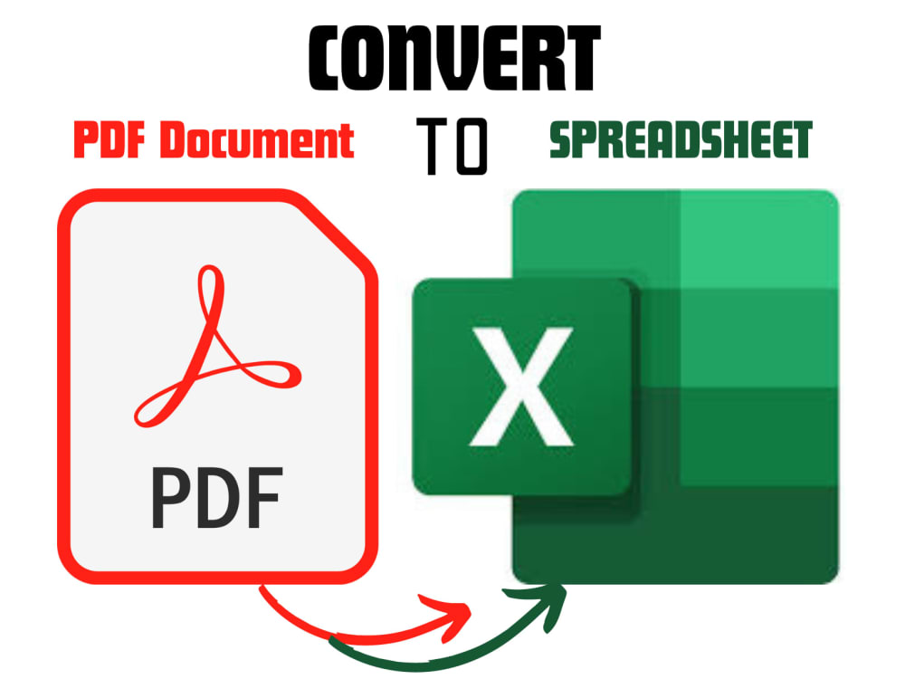 Your pdf, scanned, or hand written documents converted to spreadsheet ...