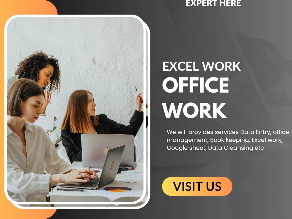 Data Entry Excel work office management and book Keeping | Upwork