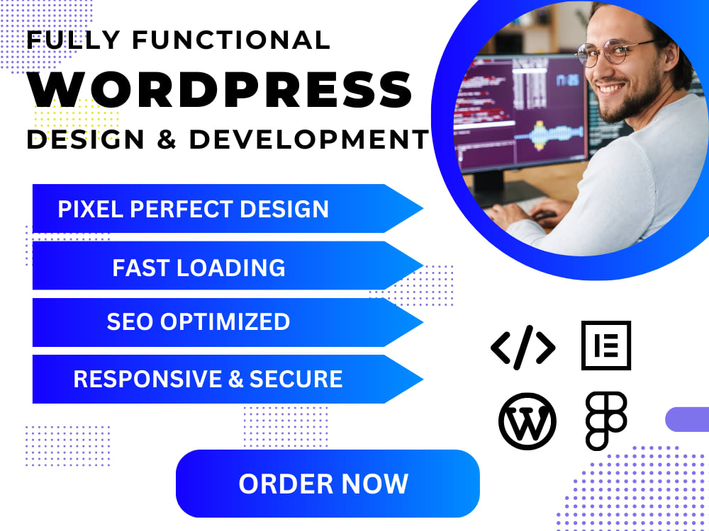 Convert Figma, PSD, XD, Wix to WordPress Elementor or Divi Website ...