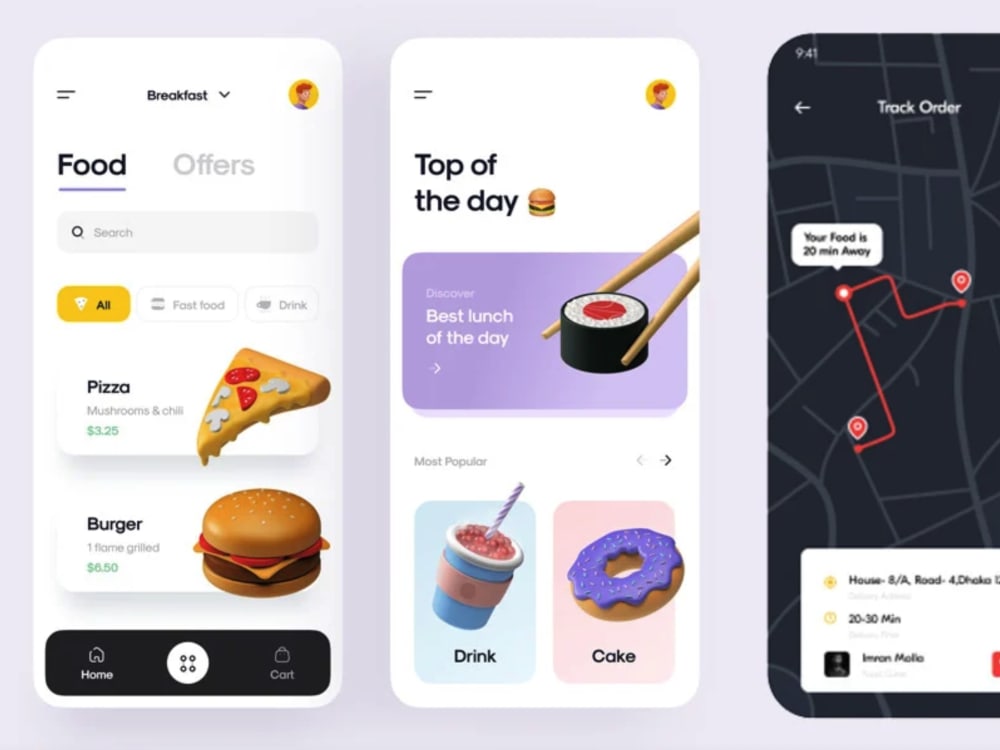 Online grocery or food delivery app like uber eats | Upwork