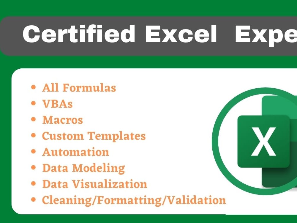 A Data Entry Excel and Complex Excel work done | Upwork