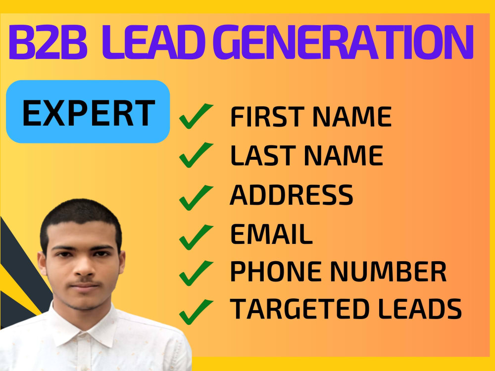 B2B Lead generation and targeted list | Upwork