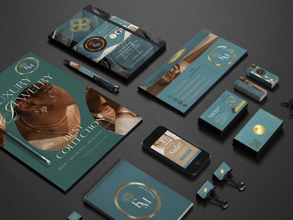 A brand collection design ;logo,visit card,banners,....(visual identity ...