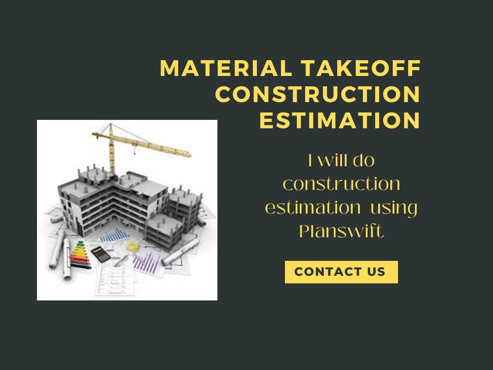 Construction estimate cost estimation and material take off using planswift | Upwork
