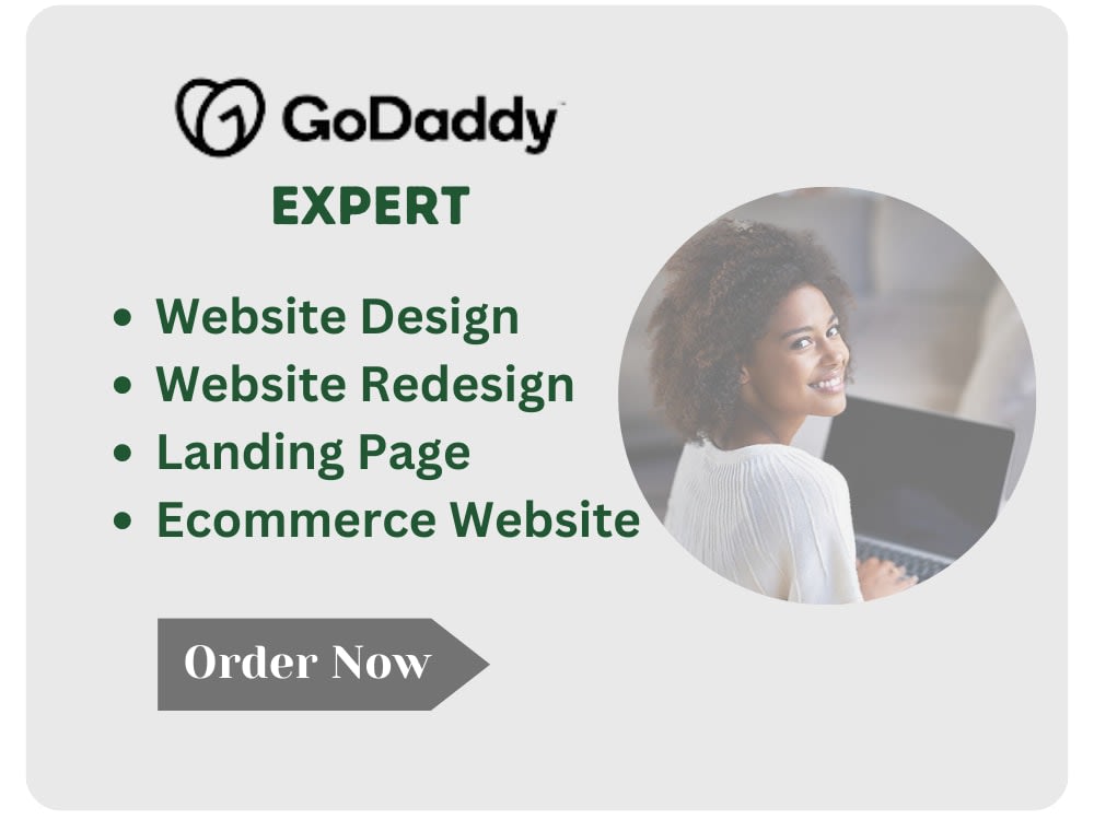 A professional Godaddy website design, Website Redesign and Landing ...