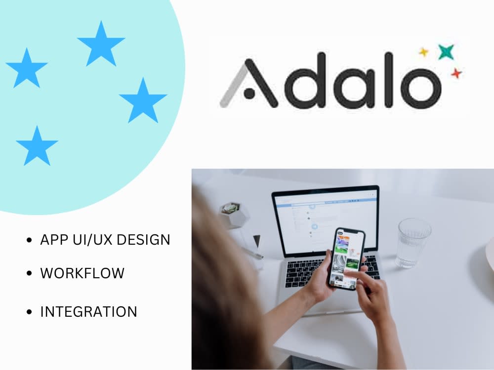 A Modern Responsive Adalo Mobile Design | web App Design & Development | Upwork