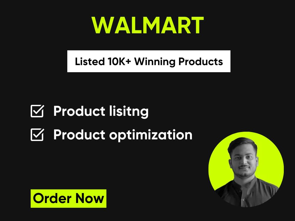Product listings on Walmart that are optimized | Upwork