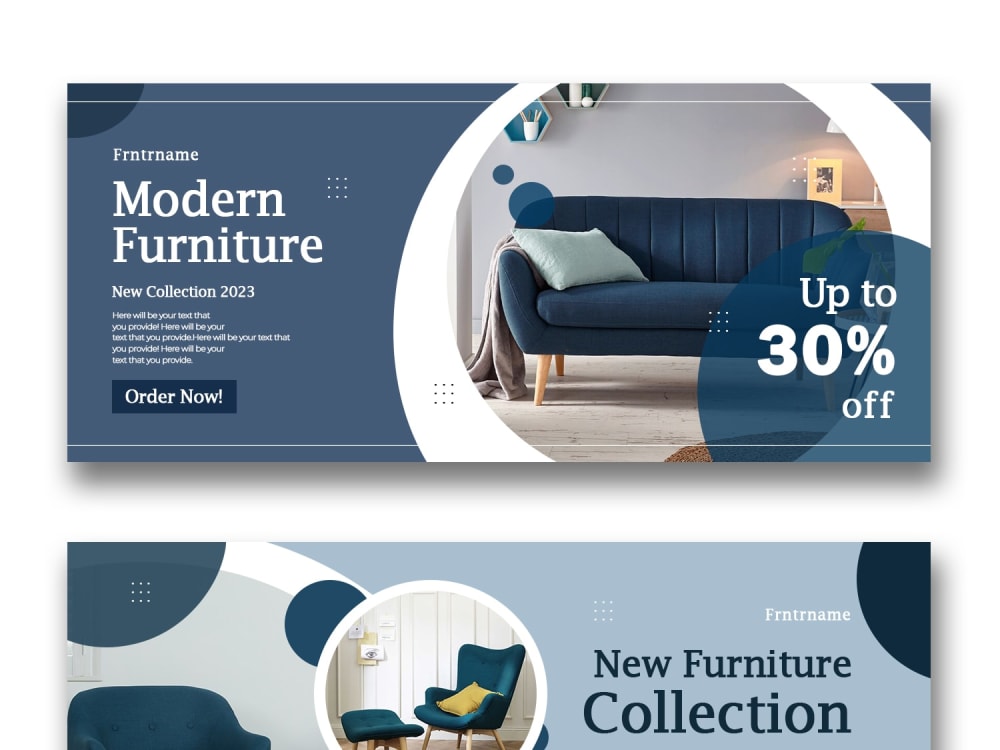 I create different types of banners | Upwork