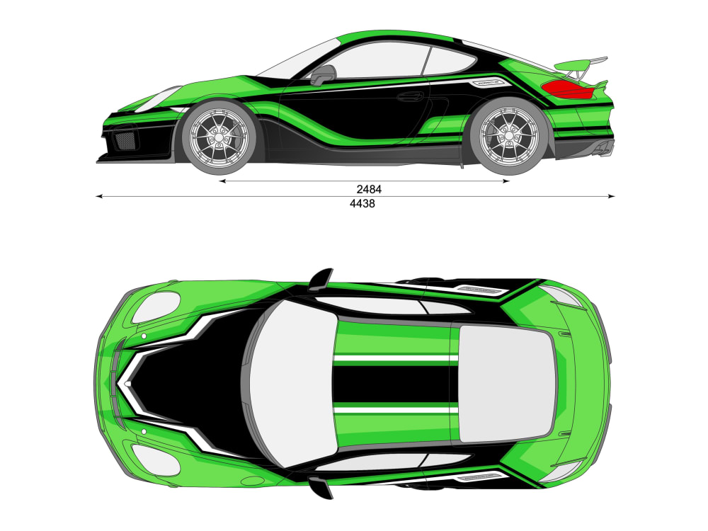 Livery design and professional car wrap mockup for your vehicle | Upwork