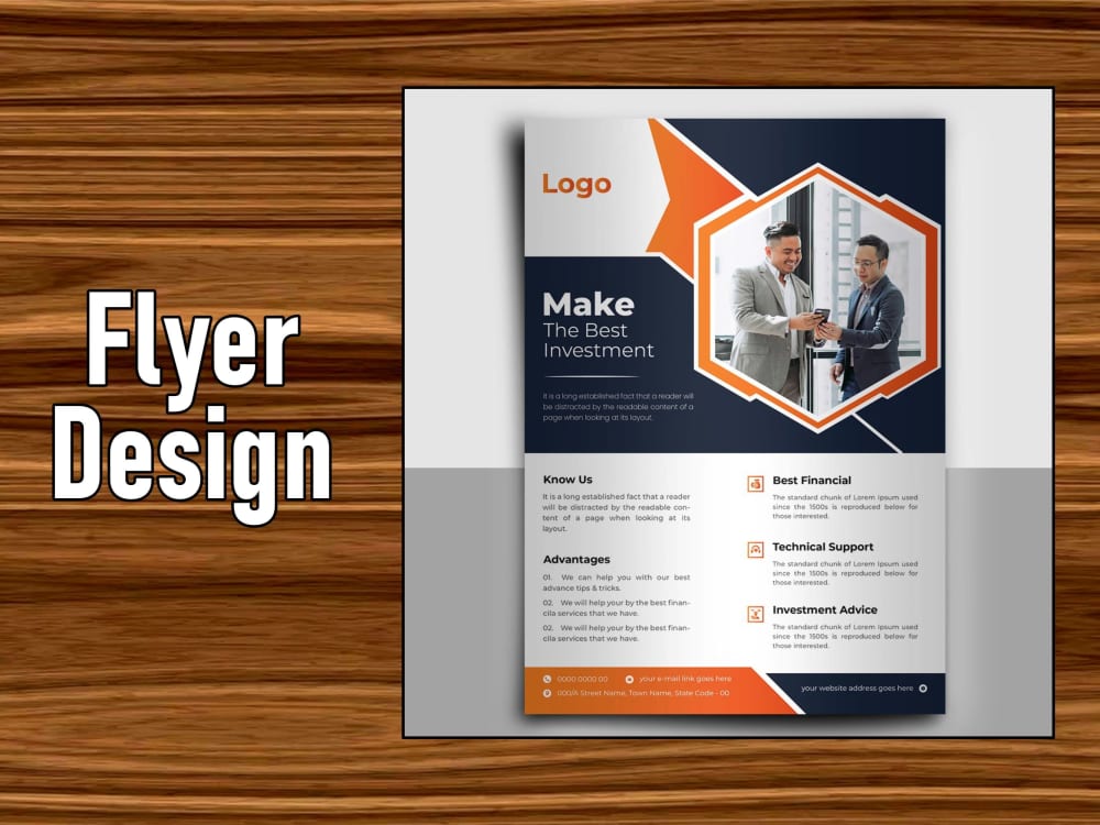 Amazing flyer design, post design, label design, box design, logo ...