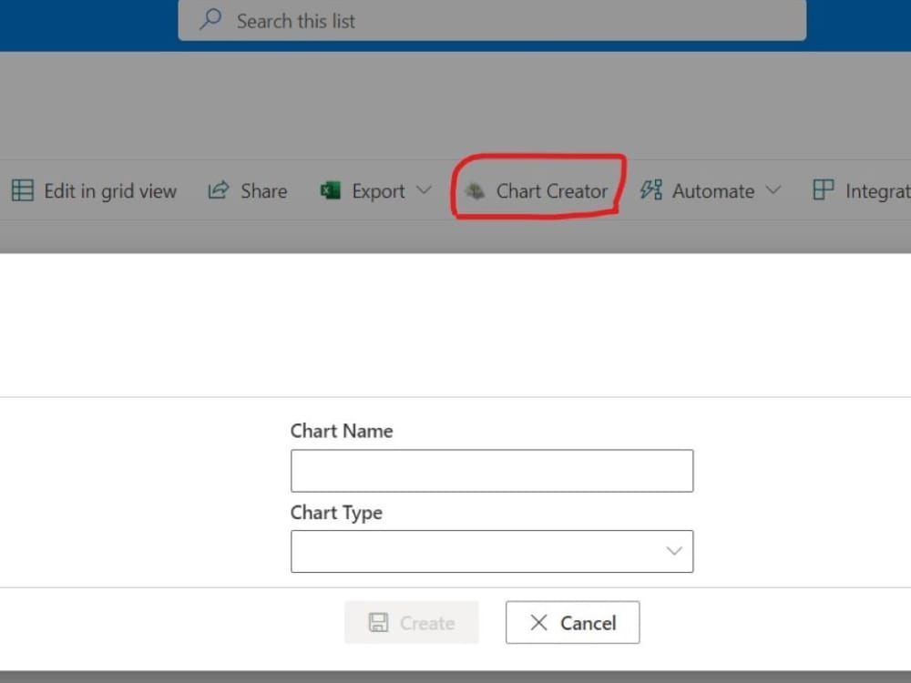 Chart Creator In SharePoint | Upwork