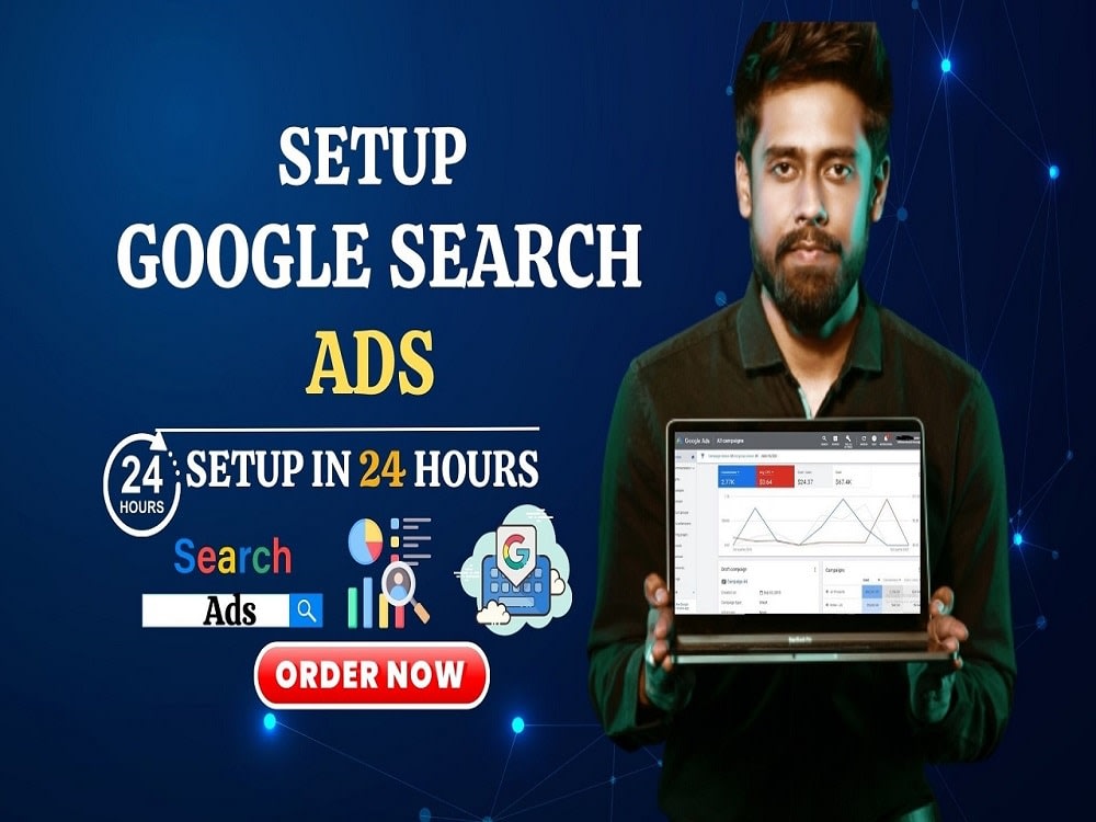 Setup and optimize your google ads AdWords, search ads campaign | Upwork