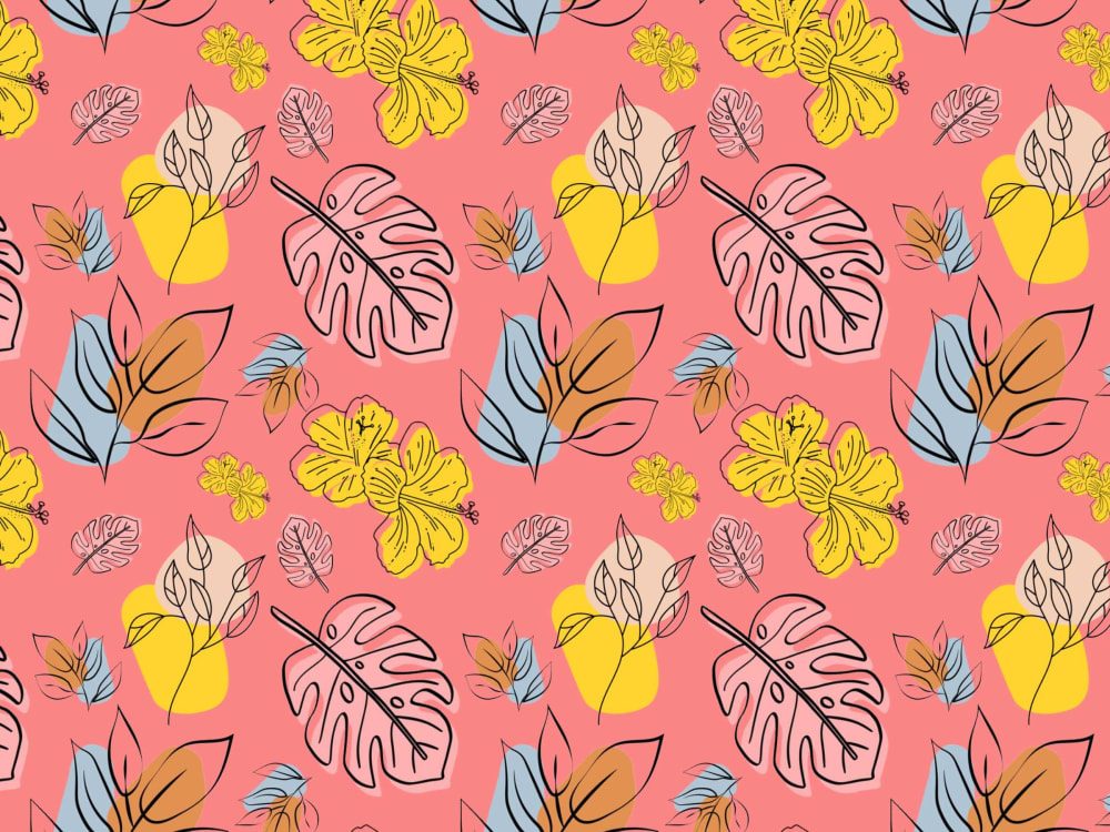 Seamless pattern design for textile | Upwork