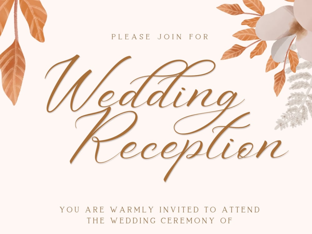 Preparing and designing a wedding invitation card | Upwork