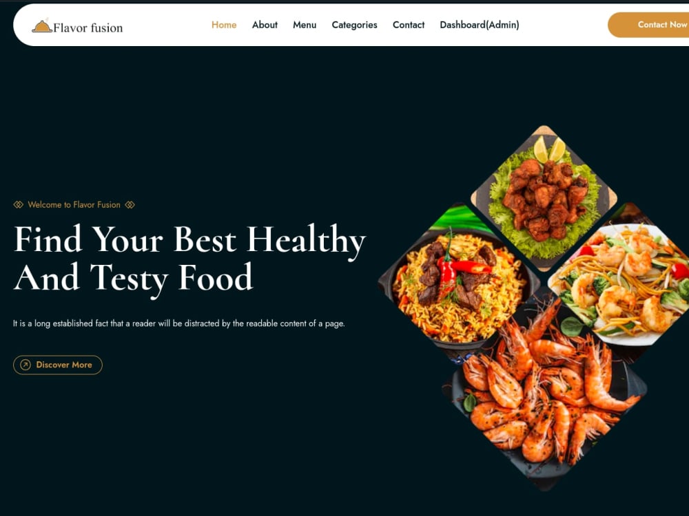 E-commerce/Restaurant web app with next.js/ react.js, typescript. | Upwork