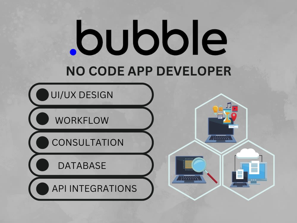 Develop bubble website, bubble, bubble io, bubble app, bubble developer | Upwork