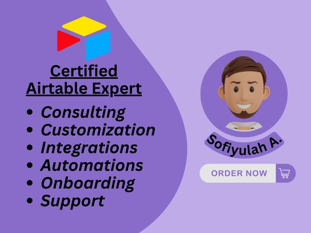 Airtable Automation Solution- Scripting block, Page Designer, Interface,etc | Upwork