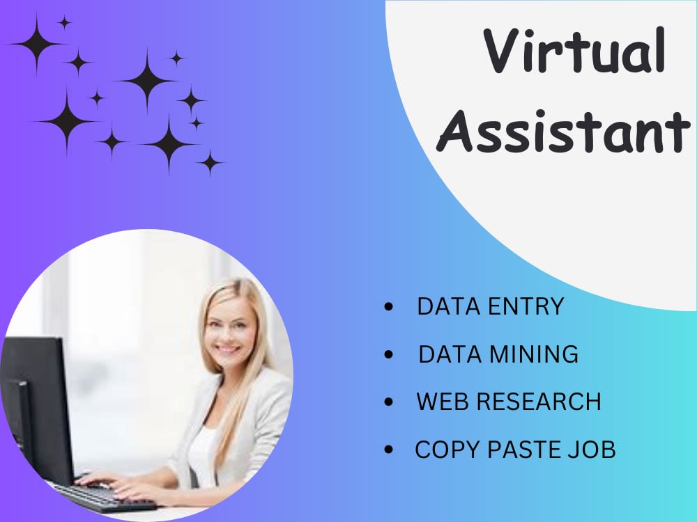 Virtual Assistant for Data Entry, Data Mining, Web Research & copy paste | Upwork