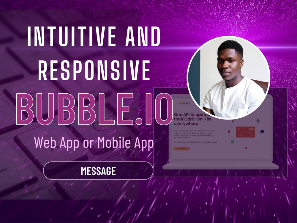 A responsive bubble website, bubble MVP, bubble app with integrations | Upwork