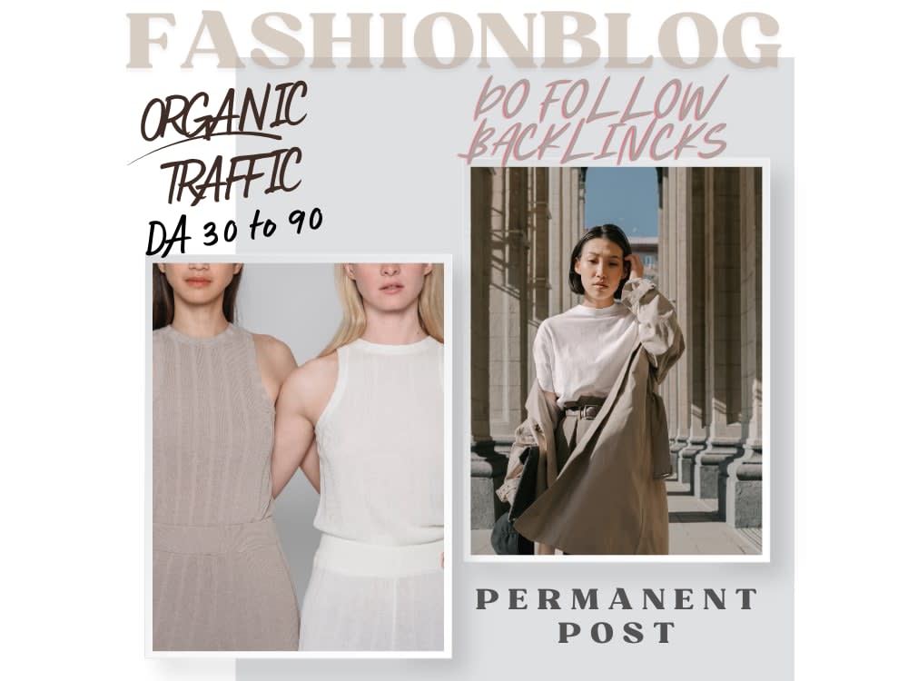 Publish fashion guest post on fashion blog | Upwork Publish fashion guest post on fashion blog | Upwork