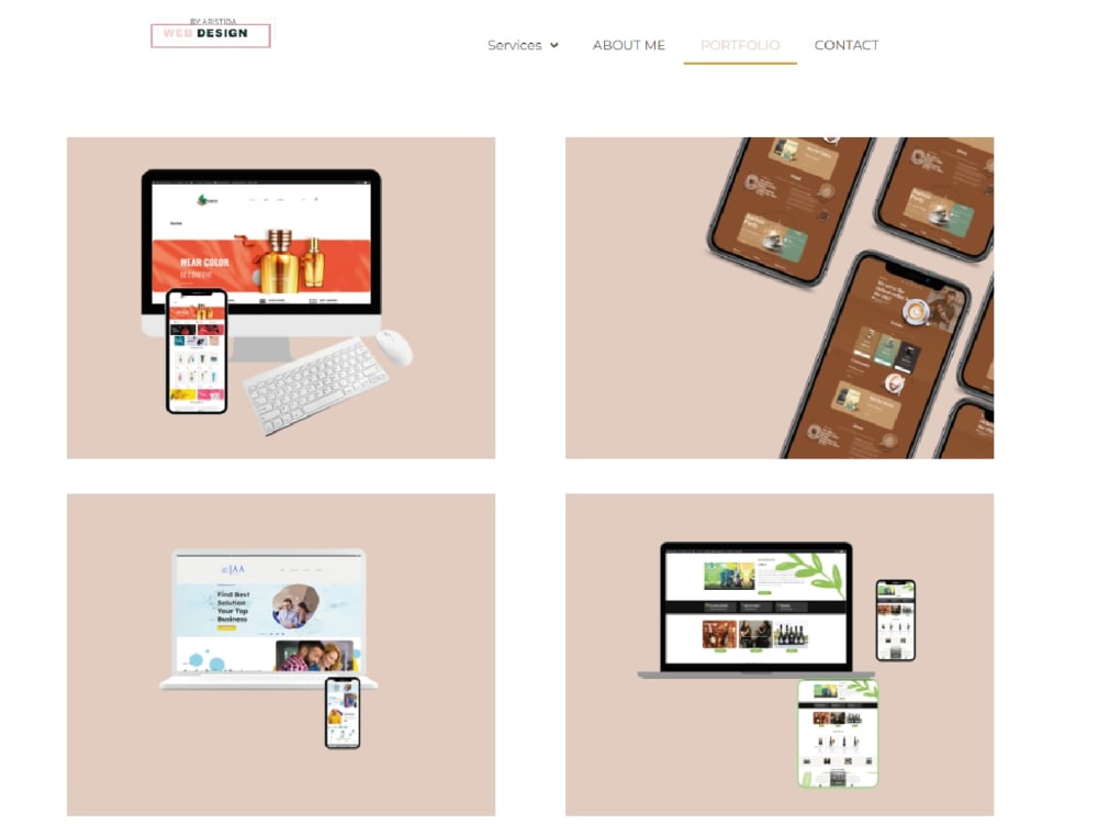 An creative,modern and responsive portfolio website | Upwork