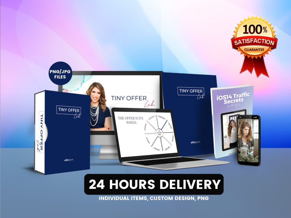 Professional 3D digital product mockup, bundle mockup, 3D box or 3D ...