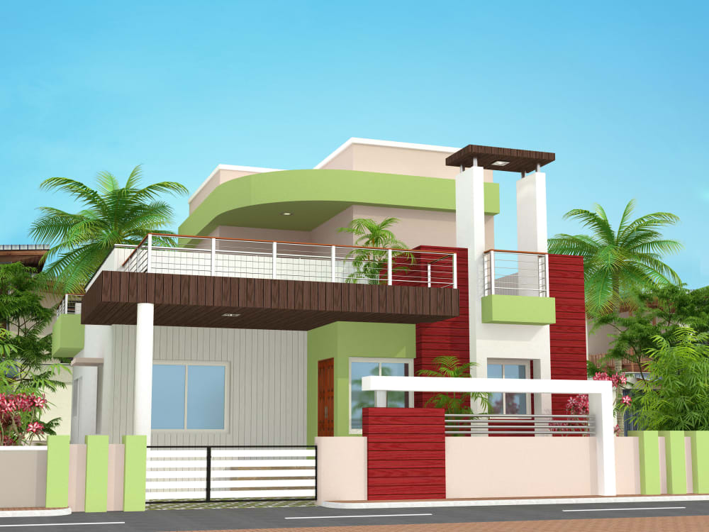 Designing 2d &3D Elevation & Interior Design & Improve Your Project ...