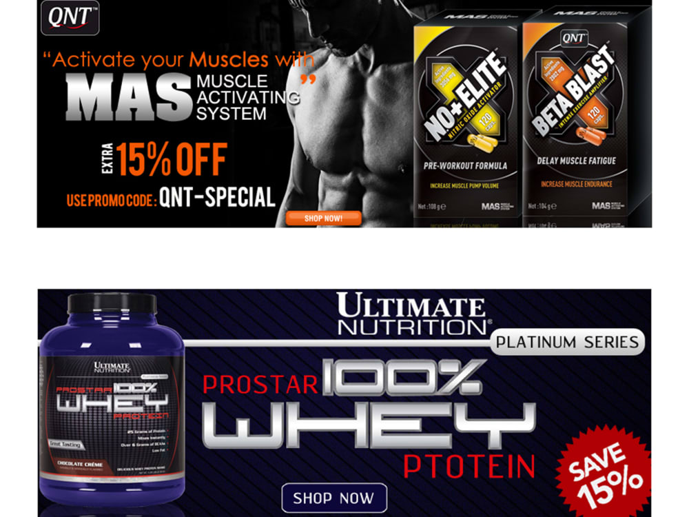 Engaging Health Supplement Banners for Boosted Sales | Upwork