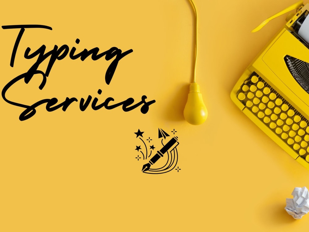 Typing, retyping scanned documents services | Upwork