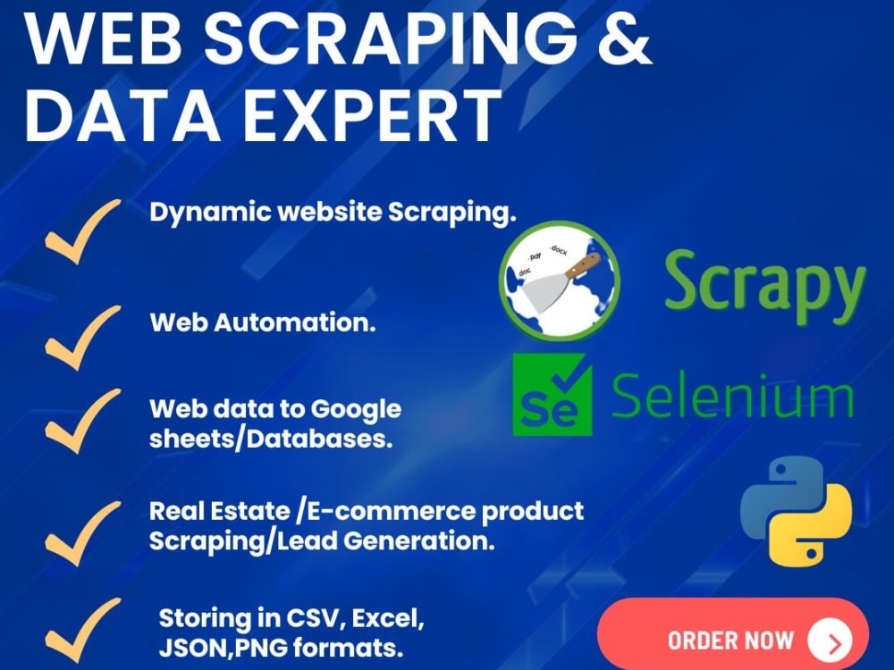 Robust solution for web scraping and data extraction problems. | Upwork